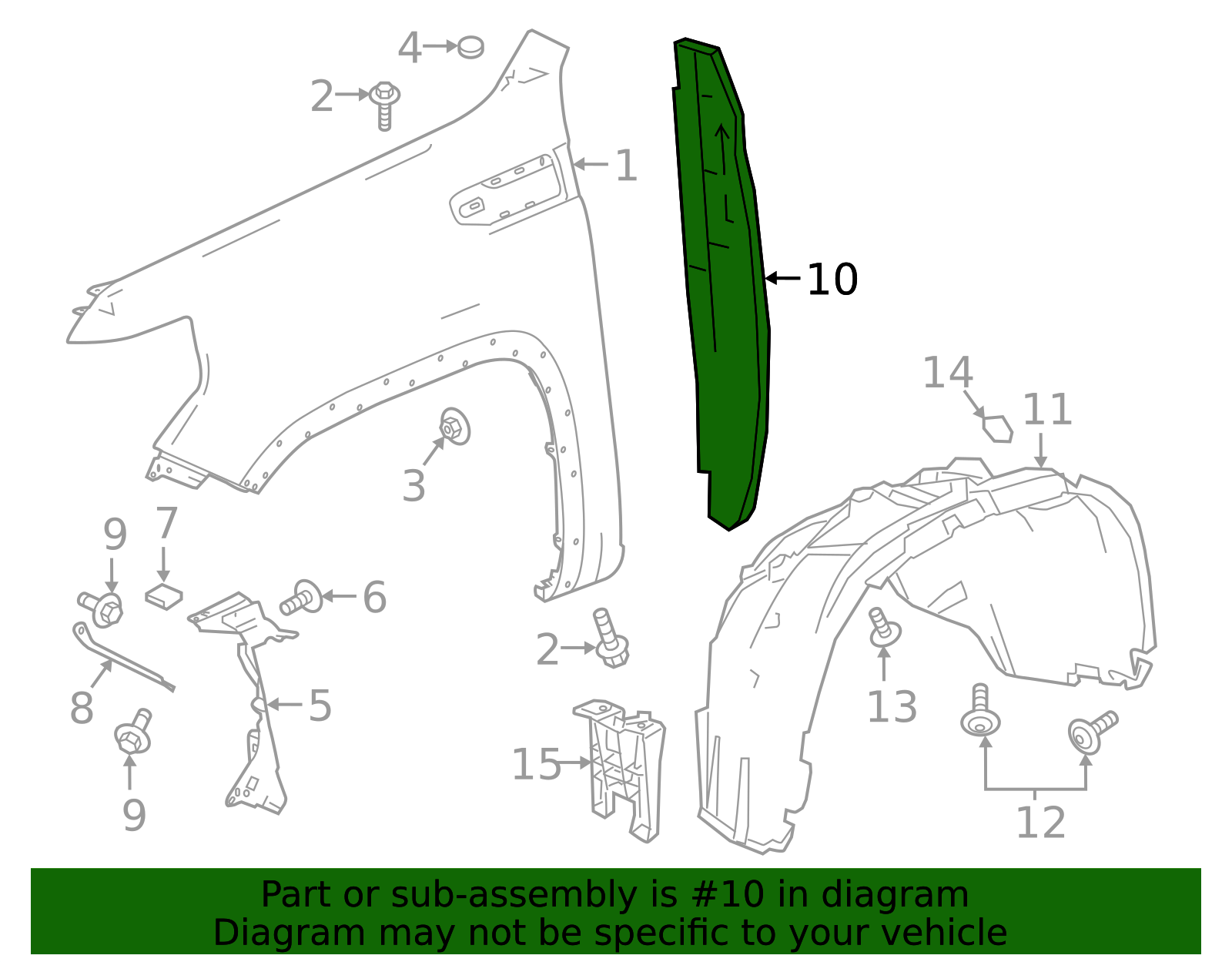 2019-2025 GMC Insulator 85043868 GM | GMPartsDirect.com