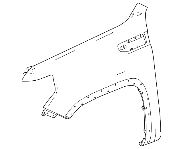 2019-2024 GMC Front Driver Side Fender 84496744 | Auto Parts Express