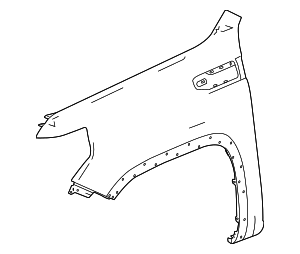 2019-2024 GMC Front Driver Side Fender 84496744 GM | GMPartsDirect.com