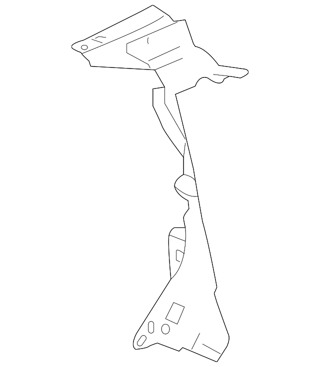 2019-2025 GMC Passenger Side Body Side Front Fender Upper Front Bracket ...