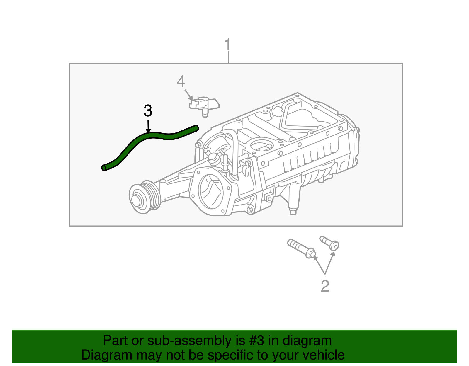 2010-2013 Land Rover Hose LR011342 | OEM Parts Online