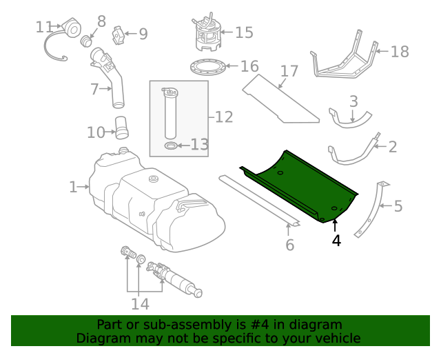Genuine OEM Fuel Tank Skid Plate | 463-470-07-47 | Fits Select 2013 ...