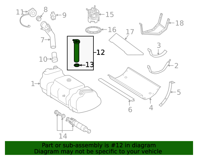 463-542-08-17 - Fuel Tank Sending Unit 2002-2018 Mercedes-Benz ...