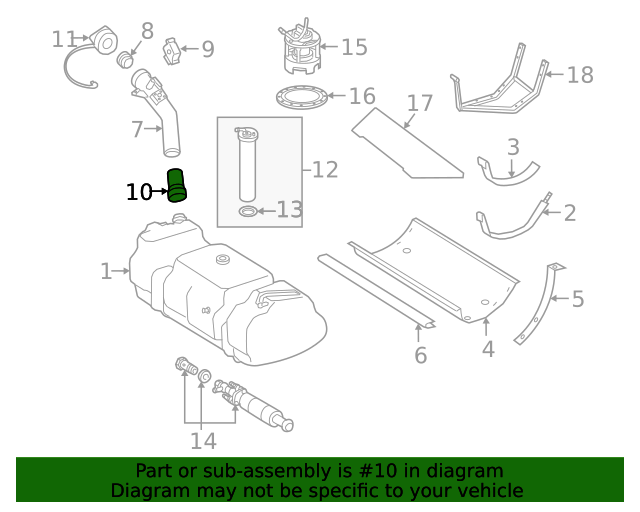 2006-2018 Mercedes-Benz Fuel Filler Neck 463-476-86-26 ...