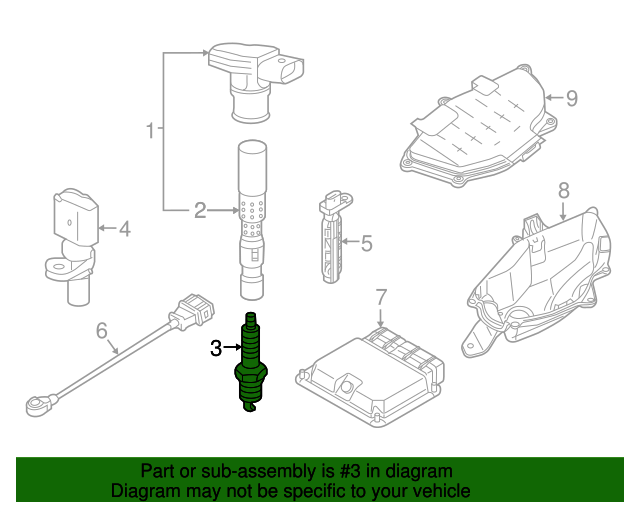 2017-2024 Audi Spark Plug 06K-905-601-M | Audi USA Parts
