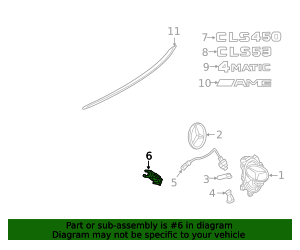 257-885-64-00 - Front Camera Bracket 2019-2020 Mercedes-Benz | Mercedes ...