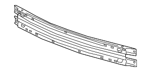 2018-2021 Chevrolet Traverse Front Bumper Impact Bar 84445139 | GM OEM ...