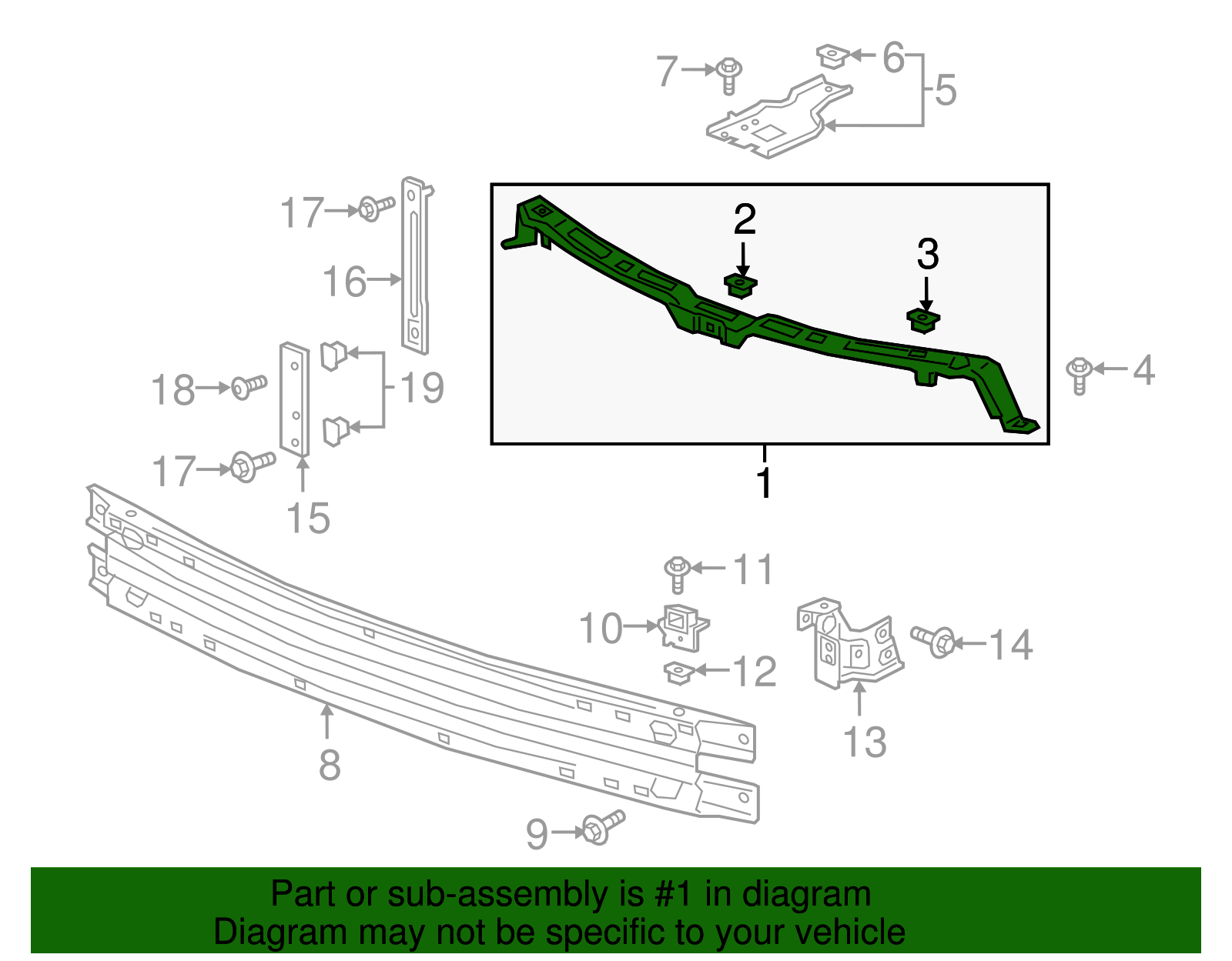 2018-2024 Chevrolet Support 84725054 GM | GMPartsDirect.com