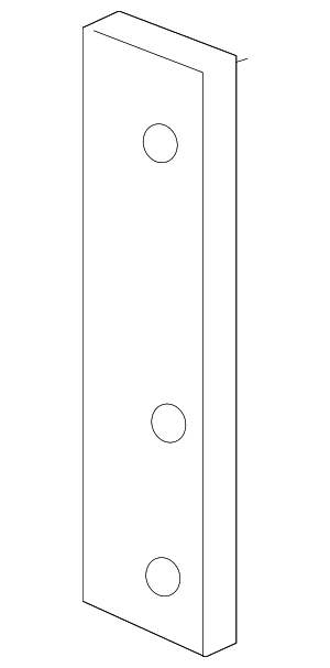 2018-2021 GM Front Bumper Fascia Support Brace 84186579 GM ...