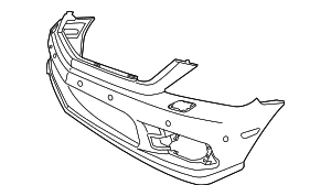 Mercedes-Benz OEM Bumper Cover Part# 230-885-32-25-9999 | OEM Vehicle Parts