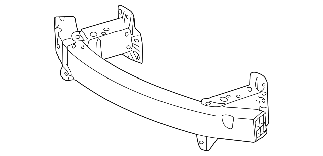 230-620-55-34 - Impact Bar 2009-2012 Mercedes-Benz | Mercedes-Benz USA ...