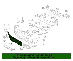 2308852153 - Lower Grille 2011-2012 Mercedes-Benz SL 550 | AutoNation Parts