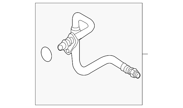 8R0-317-825-M - Automatic Transmission Oil Cooler Hose Assembly 2015 ...