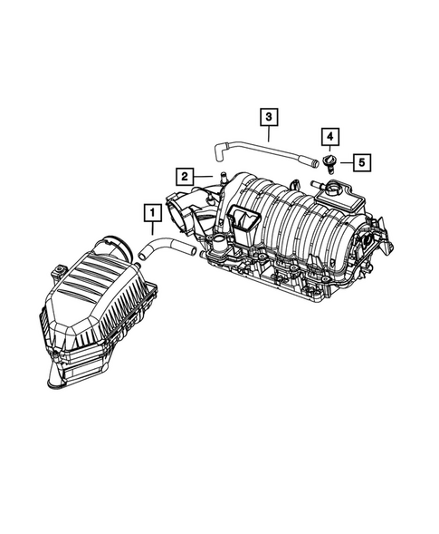Crankcase Ventilation for 2025 Ram 2500 | Mopar.com National eStore