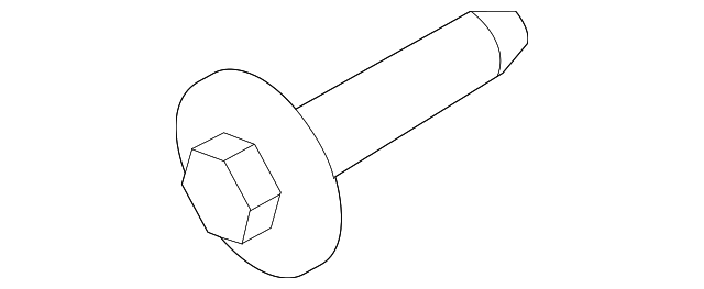 2013-2022 FORD Wheel Opening Molding Retainer Screw W716345S450B ...