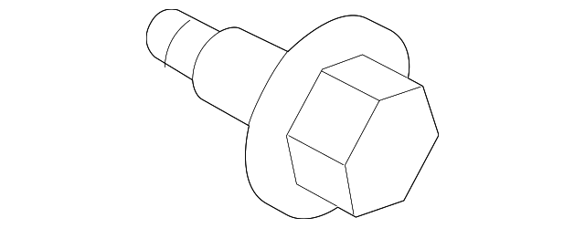 2016-2022 Subaru Upper Center Pillar Trim Bolt 901020026 | Subaru Parts ...