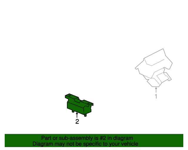 2015-2020 GM Automatic Transmission Mount 23242576 | NewGMParts.com