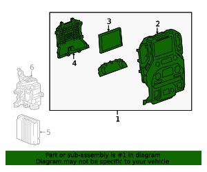 2019-2023 GMC Radio Control 84743966 | ChevroletPartsCanada-spc.ca