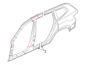 2018-2023 Volkswagen Atlas Uniside Panel 3CN-809-605-C | OEM Parts Online