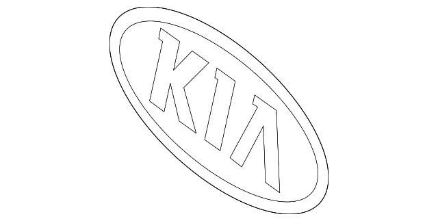 2022-2024 Kia Telluride Hatch Emblem 86300-S9100 | TascaParts.com