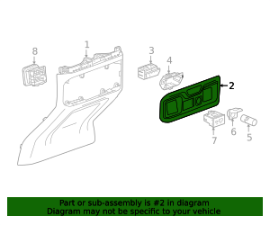 2019-2024 GM Trim Plate 84505574 | GM Parts Center