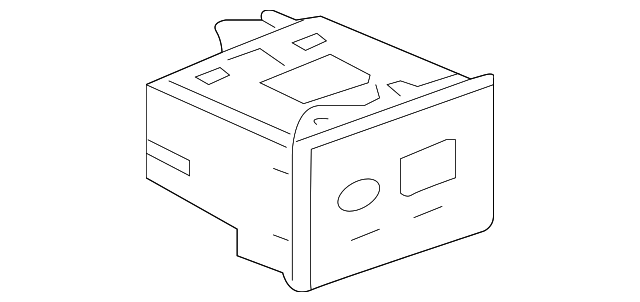2019-2023 GM Black Dual Port Charging Receptacle 13525890 GM ...