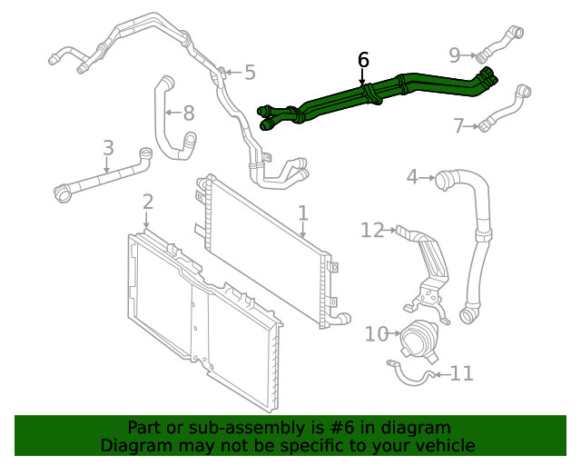 167-501-70-02 - Engine Coolant Pipe 2020-2024 Mercedes-Benz ...