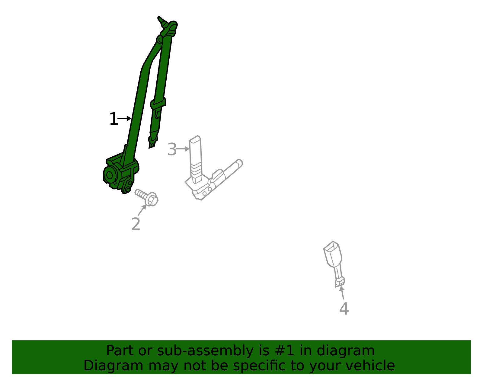 2019-2021 Hyundai Veloster Lap & Shoulder Belt 88810-J3500-NNB ...