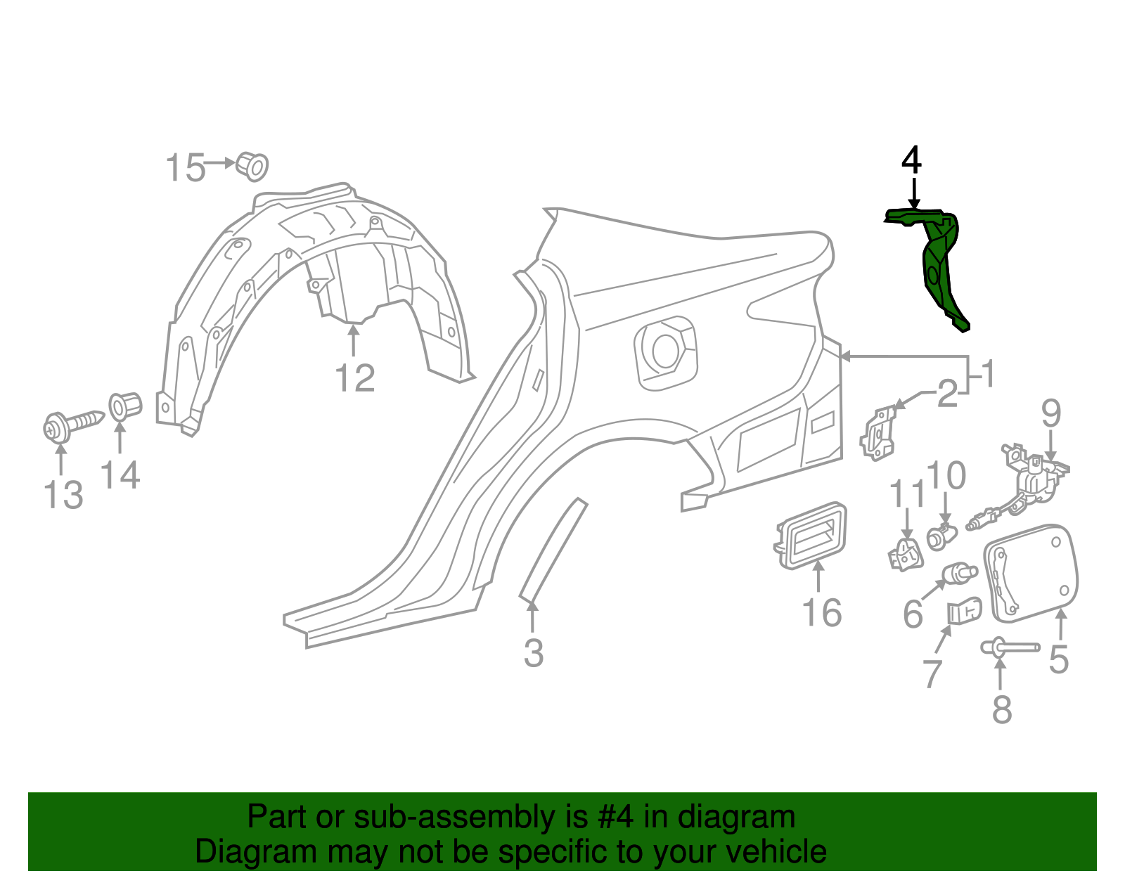 61698-06906 - Tail Lamp Pocket - 2016-2018 Lexus | My L Parts