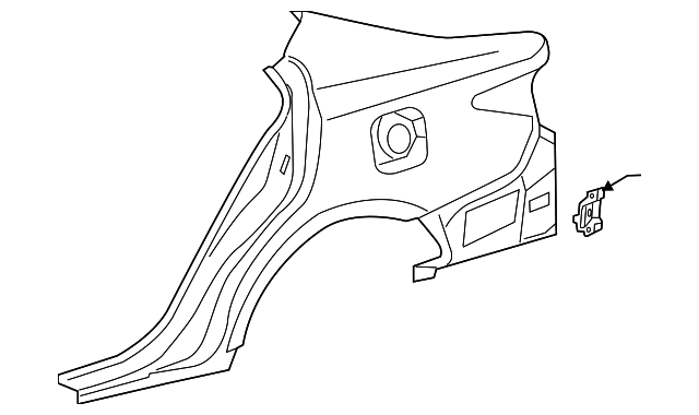 2016-2018 Lexus Quarter Panel 61602-06902 | Discount Parts Monster