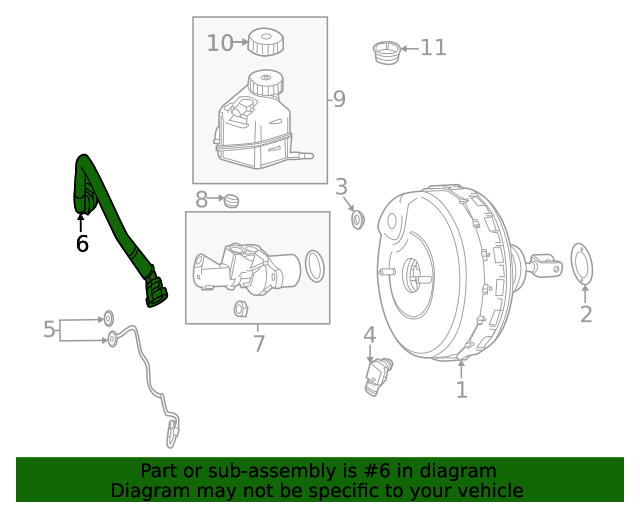 205-430-10-29 - Vacuum Hose 2020 Mercedes-Benz GLC 350e | Mercedes-Benz ...