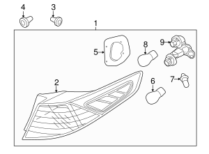 92451-4C500 - Socket & Wire - 2014-2015 Kia Optima | Kia Auto Parts