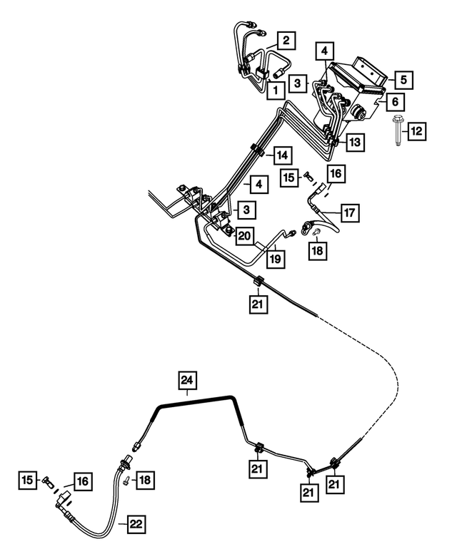 2024 Ram 1500 Classic Anti-Lock Brake System Module 68630789AA | Mopar ...