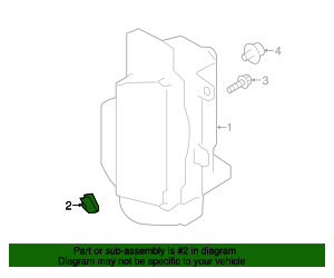 2012-2023 Subaru Fog Lamp Assembly Nut 902510032 | Subaru Parts Store