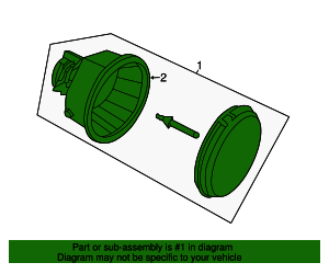 2017-2021 Jeep Fog Lamp Assembly 68307273AE | TascaParts.com