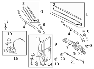 98360-S1000 - Wiper Blade 2019-2024 Hyundai | AutoNation Parts