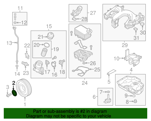 2013-2016 Porsche Cayenne Vibration Damper Shim WHT-003-351 | Porsche Marin