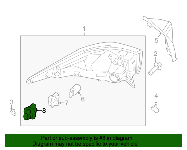 2013-2020 Infiniti Socket 26243-9B909 | Infiniti Parts Online