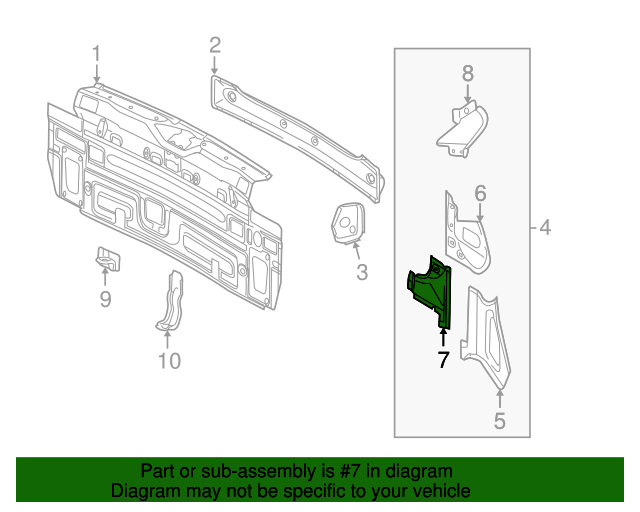 5N0-813-391 - Rear Body Panel Extension 2009-2018 Volkswagen ...