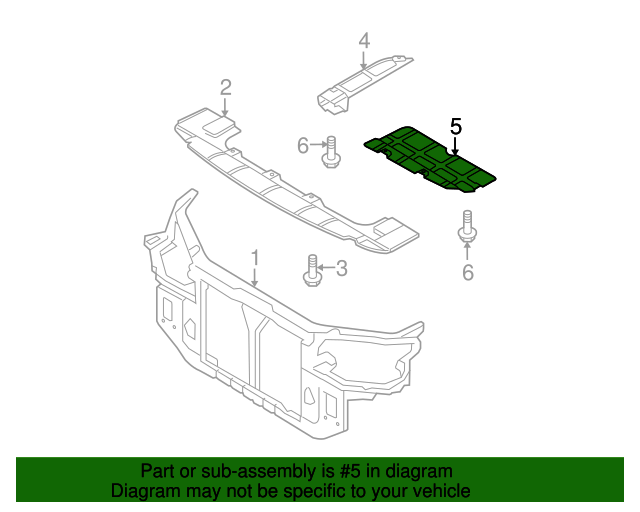 2007-2012 Hyundai Elantra Rear Shield 29110-2H000 | OEM Parts Online