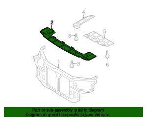2009-2012 Hyundai Elantra Front Shield 29110-2L200 | OEM Parts Online