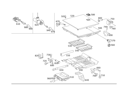 Aut. Extendable Load Compartment Floor for 2025 Mercedes-Benz E 350 ...