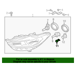 2013-2024 Ford Signal Lamp Bulb DS7Z-13466-A | OEM Parts Online