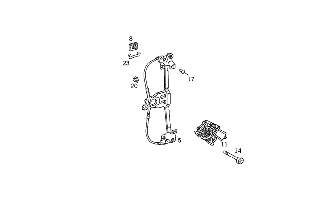 004-820-17-42 - Gear Motor 1978-1999 Mercedes-Benz | Mercedes-Benz USA ...