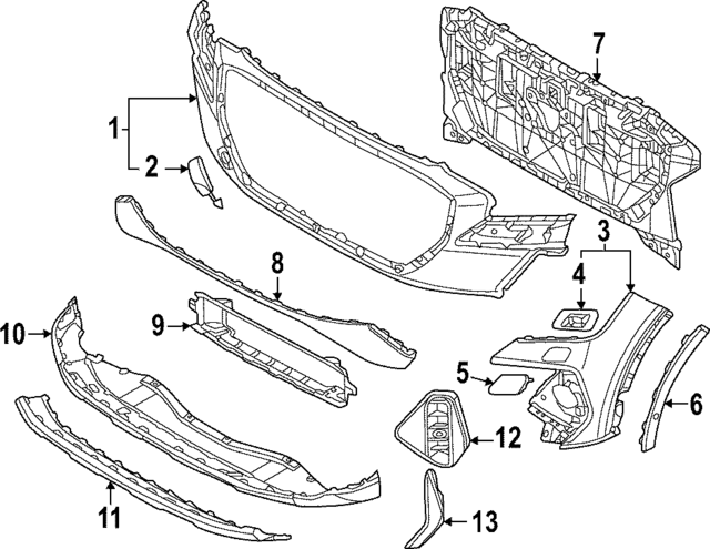 2022-2024 Audi Strip 89A-807-967-T94 | TascaParts.com