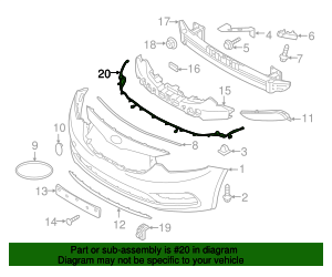 2014-2016 Kia Wire Harness 91880-A7010 | TascaParts.com