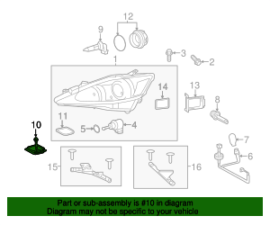 2010-2014 Lexus Control Module 81107-53501 | OEM Vehicle Parts