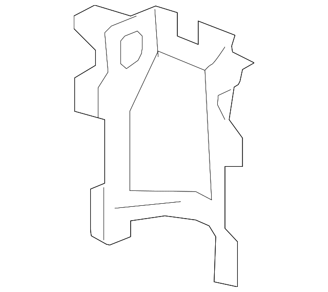 2007-2014 GM Driver Side Hood Stop Bumper Bracket 25804172 ...