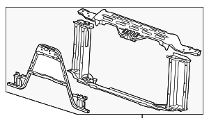 2011-2014 GM Radiator Support 22825905 GM | GMPartsDirect.com