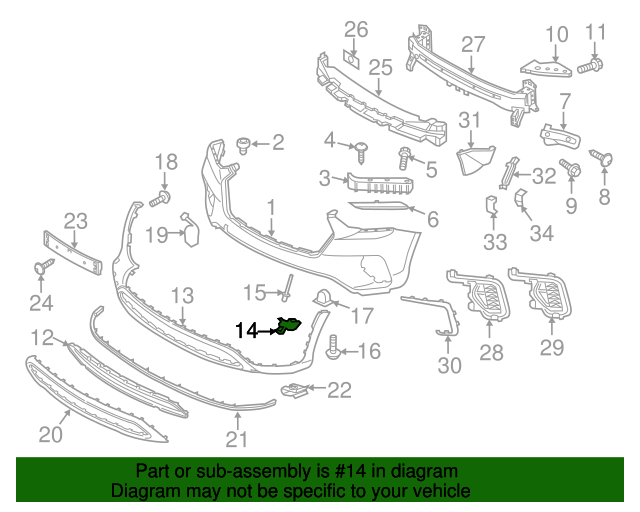 Genuine OEM Lower Cover Holder Part# 86577-B8AA0 Fits 2017-2019 Hyundai ...